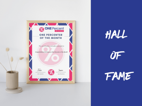 One Percent Club Hall Of Fame - One Percent Club